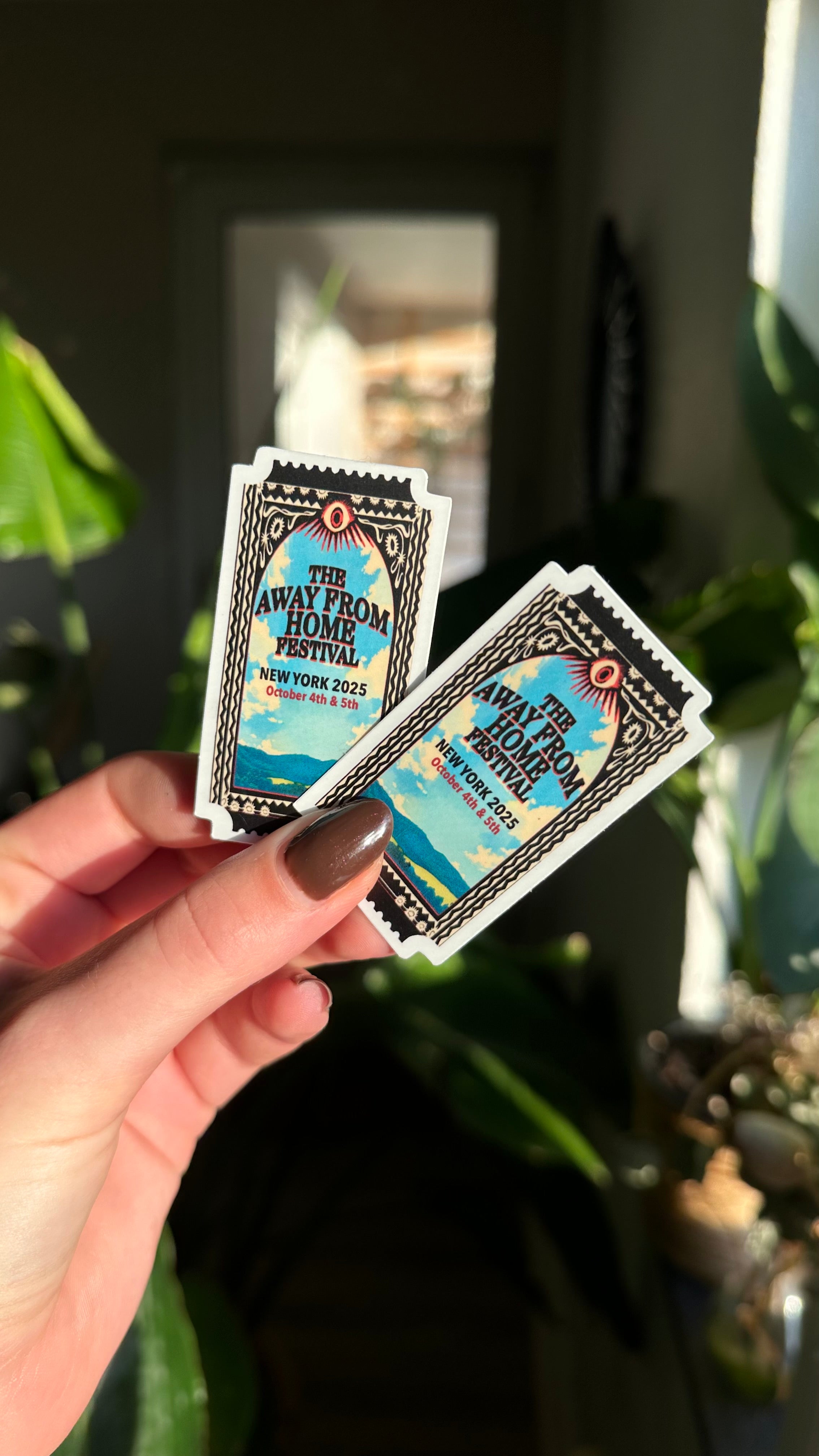 Afh Festival Ticket Sticker – Miriams mind
